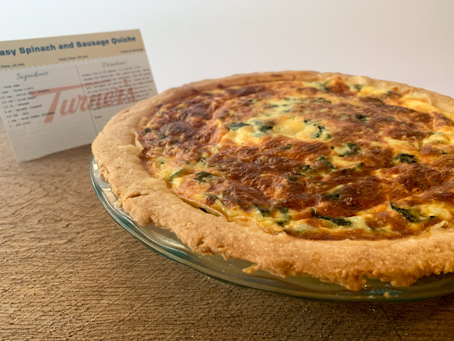 Easy Spinach and Sausage Quiche Recipe | Turner’s Dairy
