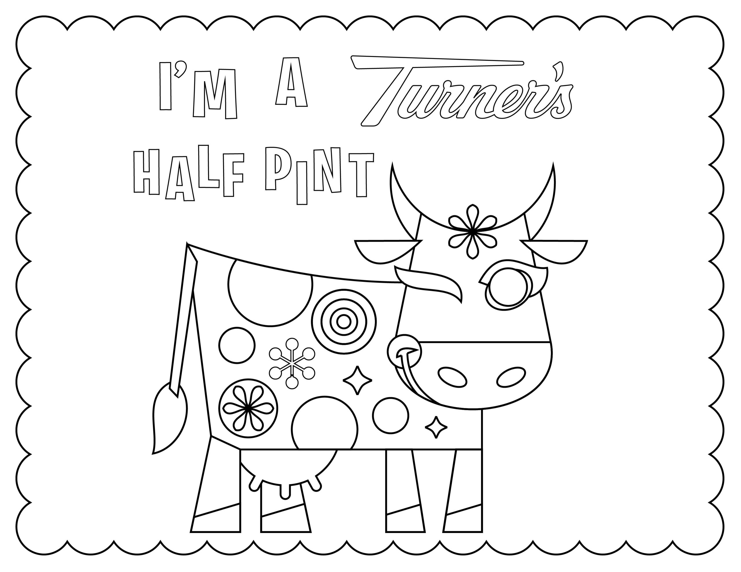 Coloring Sheet - Turner's Half Pint | Turner’s